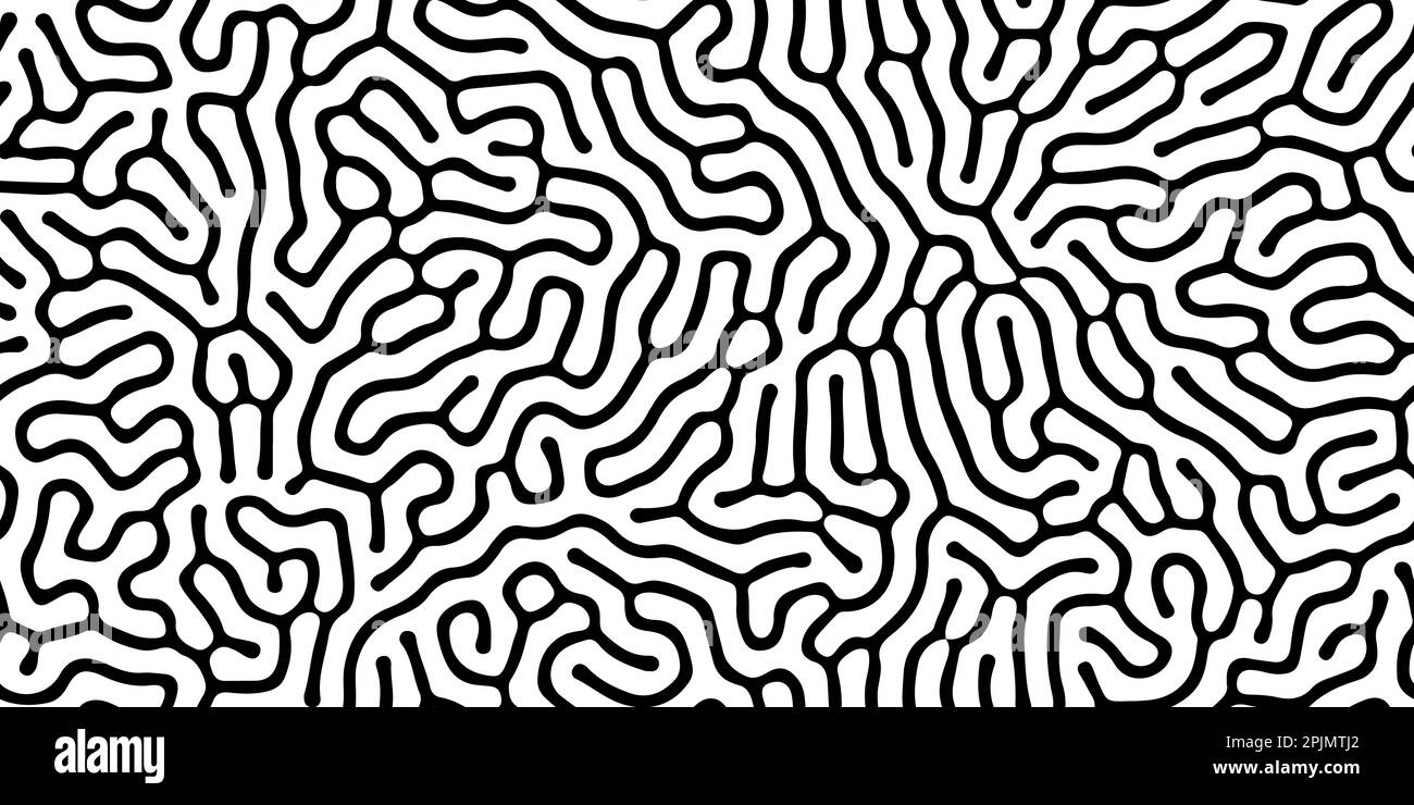 Seamless organic, biological pattern. Abstract shapes like corals. Bio ...