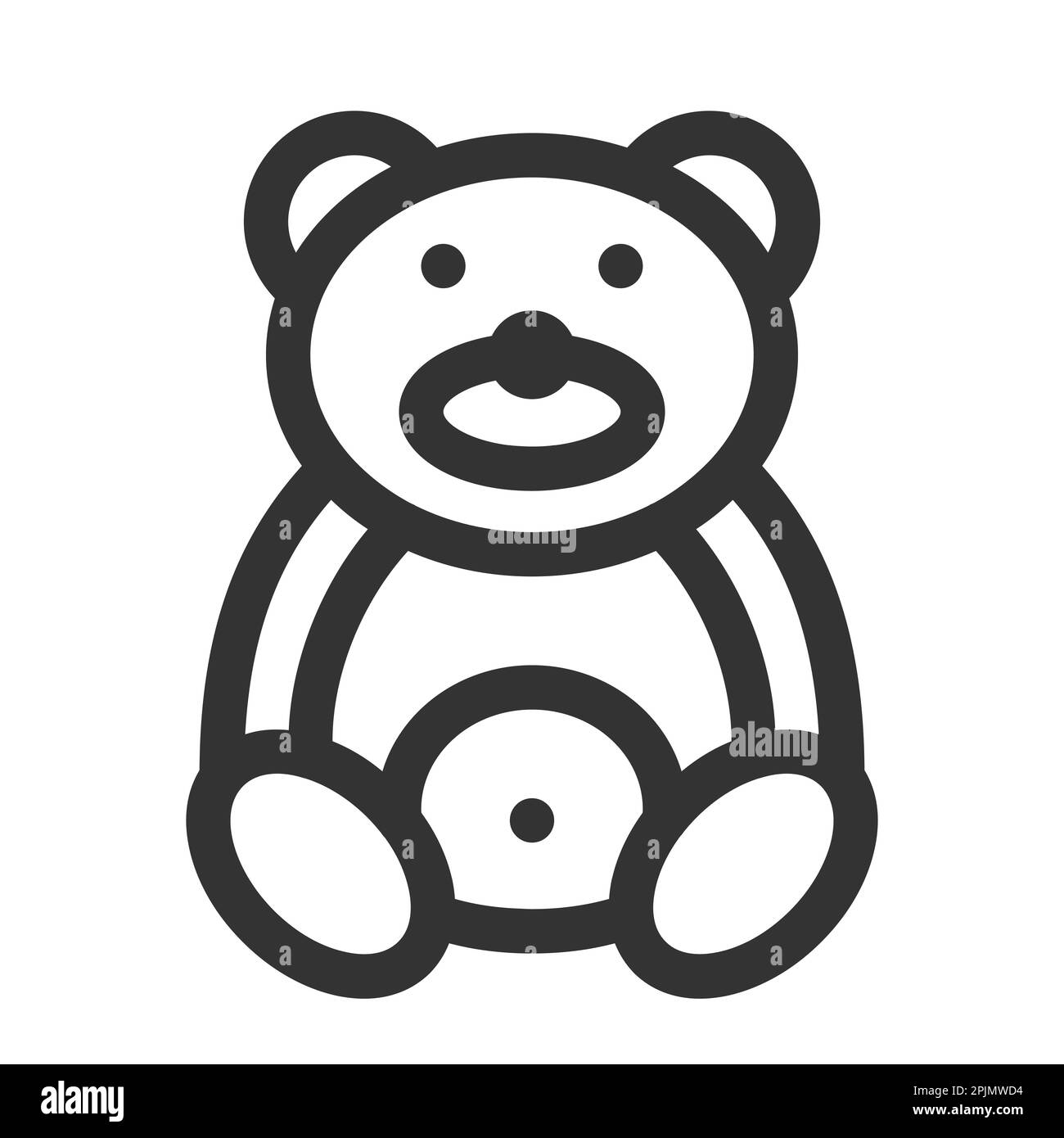 Teddy bear icon. Bear toy icon. Vector illustration Stock Vector Image ...