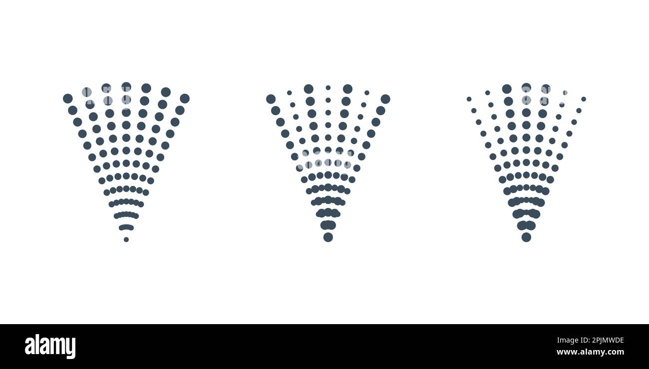 Spray icons set. Fluid, air spray symbol. Aerosol cloud symbol. Air or ...