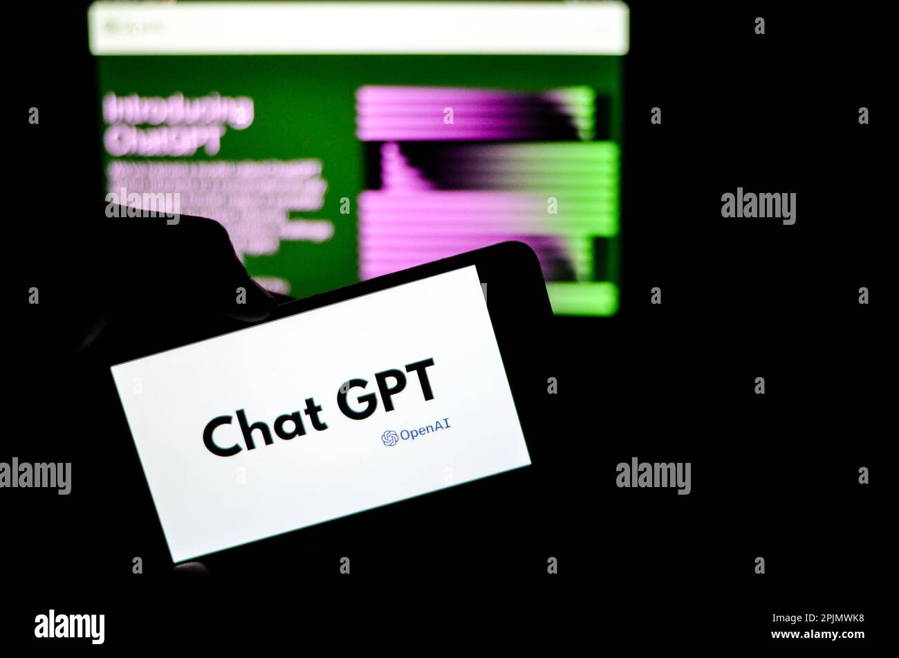 Tunis, Tunisia. 2nd Apr, 2023. Tunis, Tunisia. 02 April 2023. The ChatGPT artificial ...
