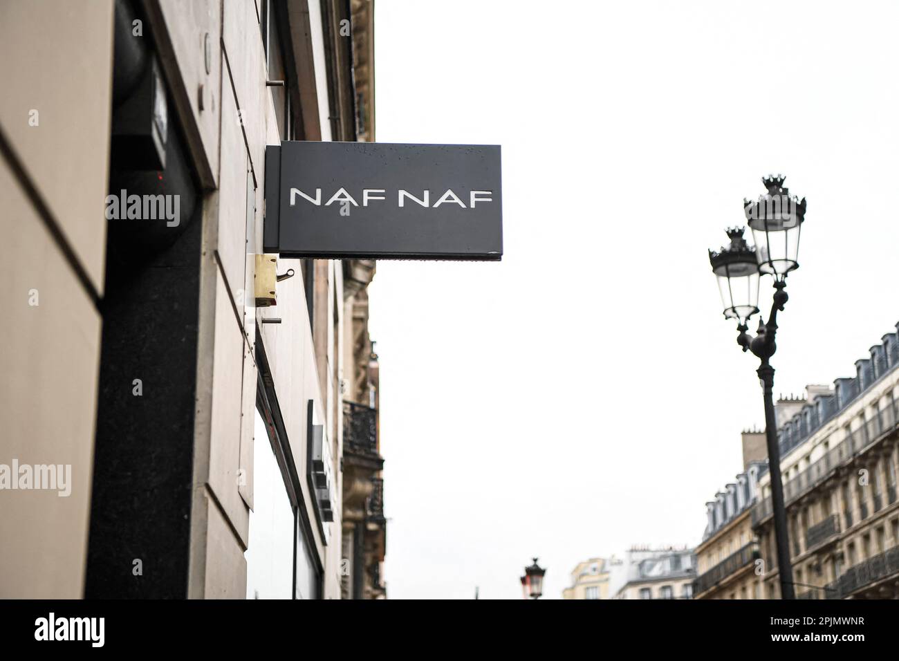 Paris, France. 02nd Apr, 2023. Illustration picture shows a NAF NAF ...