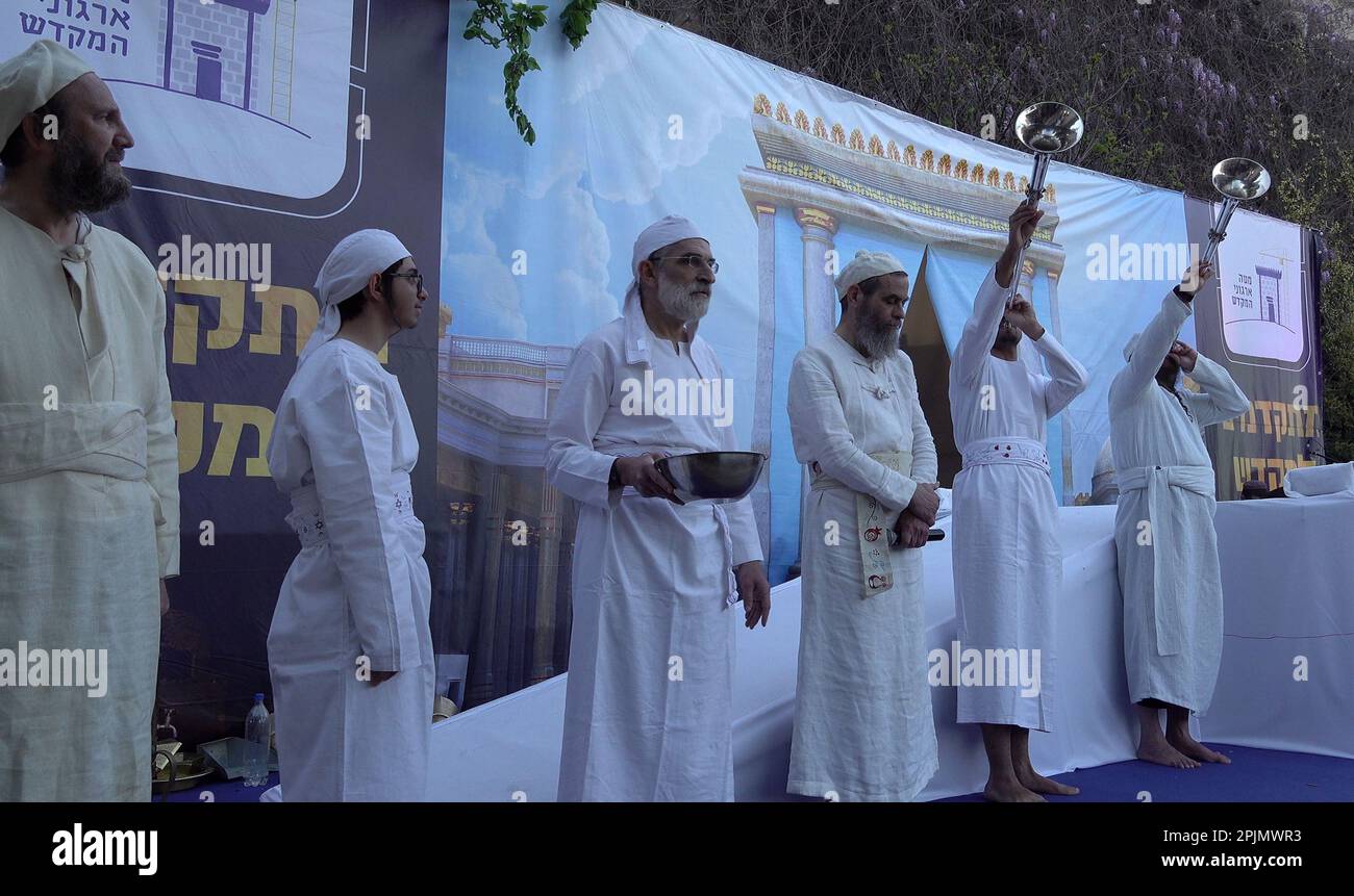 Animal sacrifice jerusalem temple hi-res stock photography and images ...