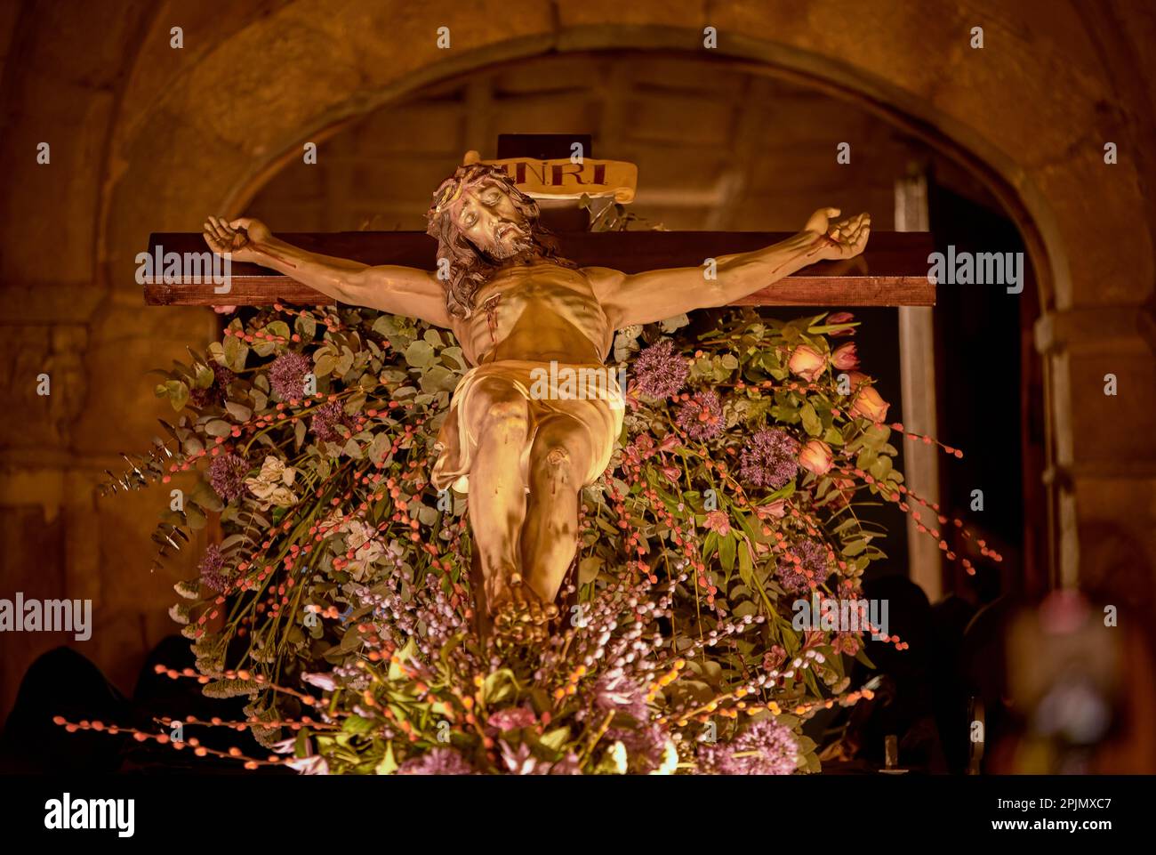 Crucifix Flowers Passion Week