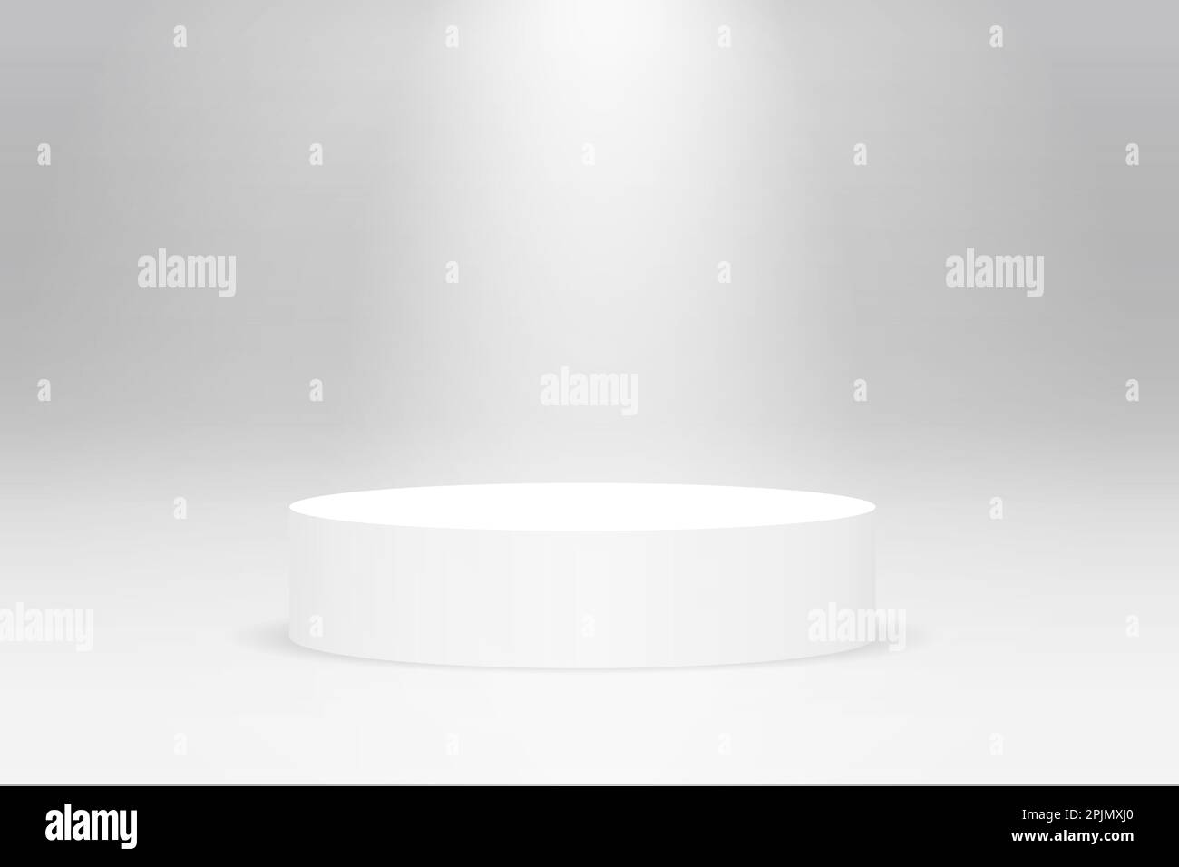 Pedestal template. 3d white cylinder stage, stand or pedestal. Cylinder ...