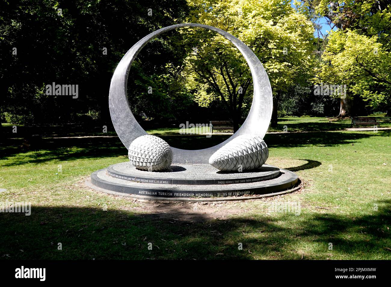 Seeds of Friendship, Australian Turkish friendship memorial, Melbourne ...