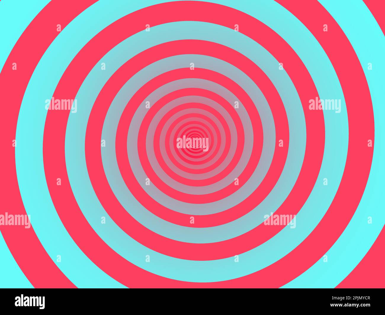 Red spiral background. Swirl, circular shape on turquoise background ...