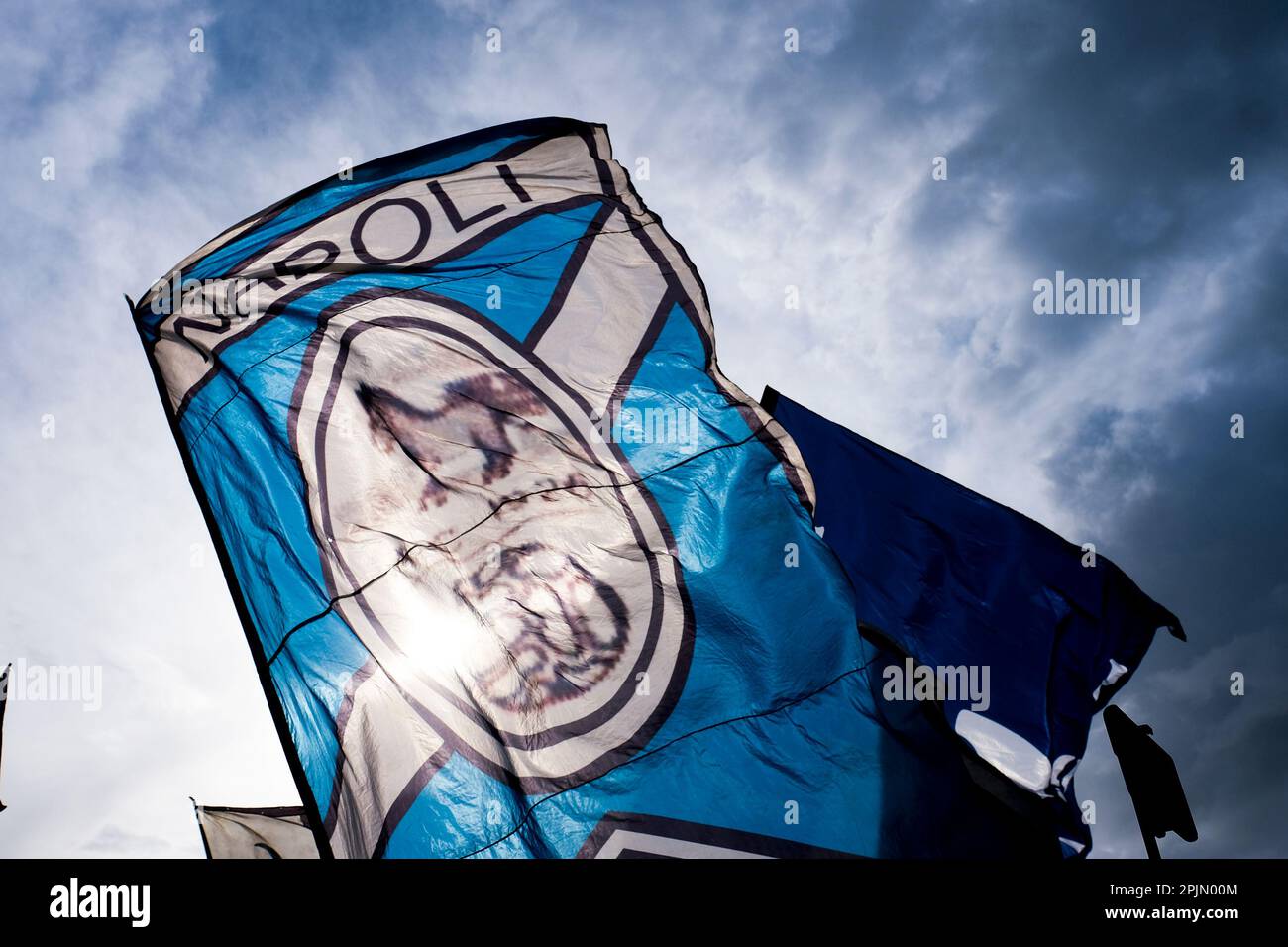 Napoli fans flags hi-res stock photography and images - Alamy