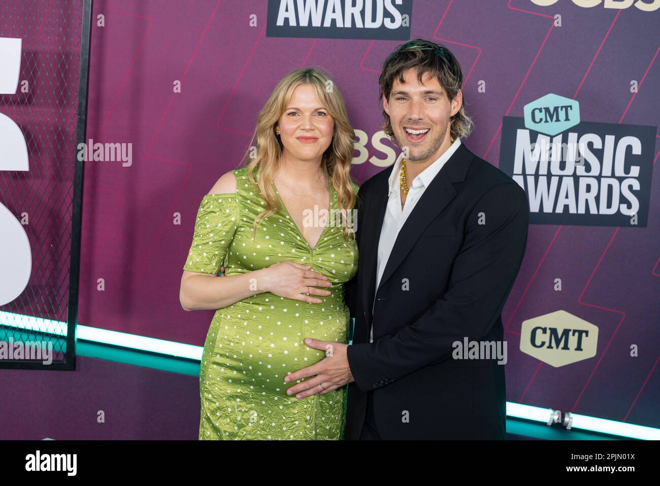 Austin, USA. 02nd Apr, 2023. Rachel and Jake Scott walks the red carpet ...