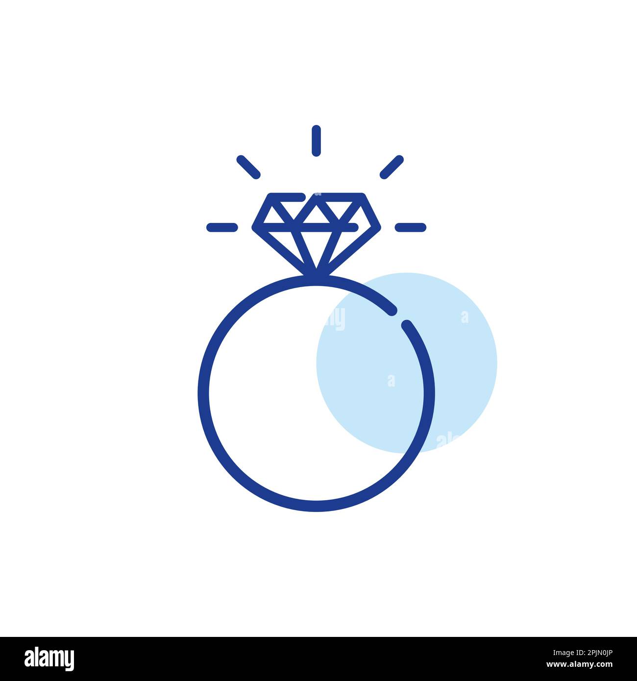 Engagement ring with shining diamond. Romantic gesture of love and ...