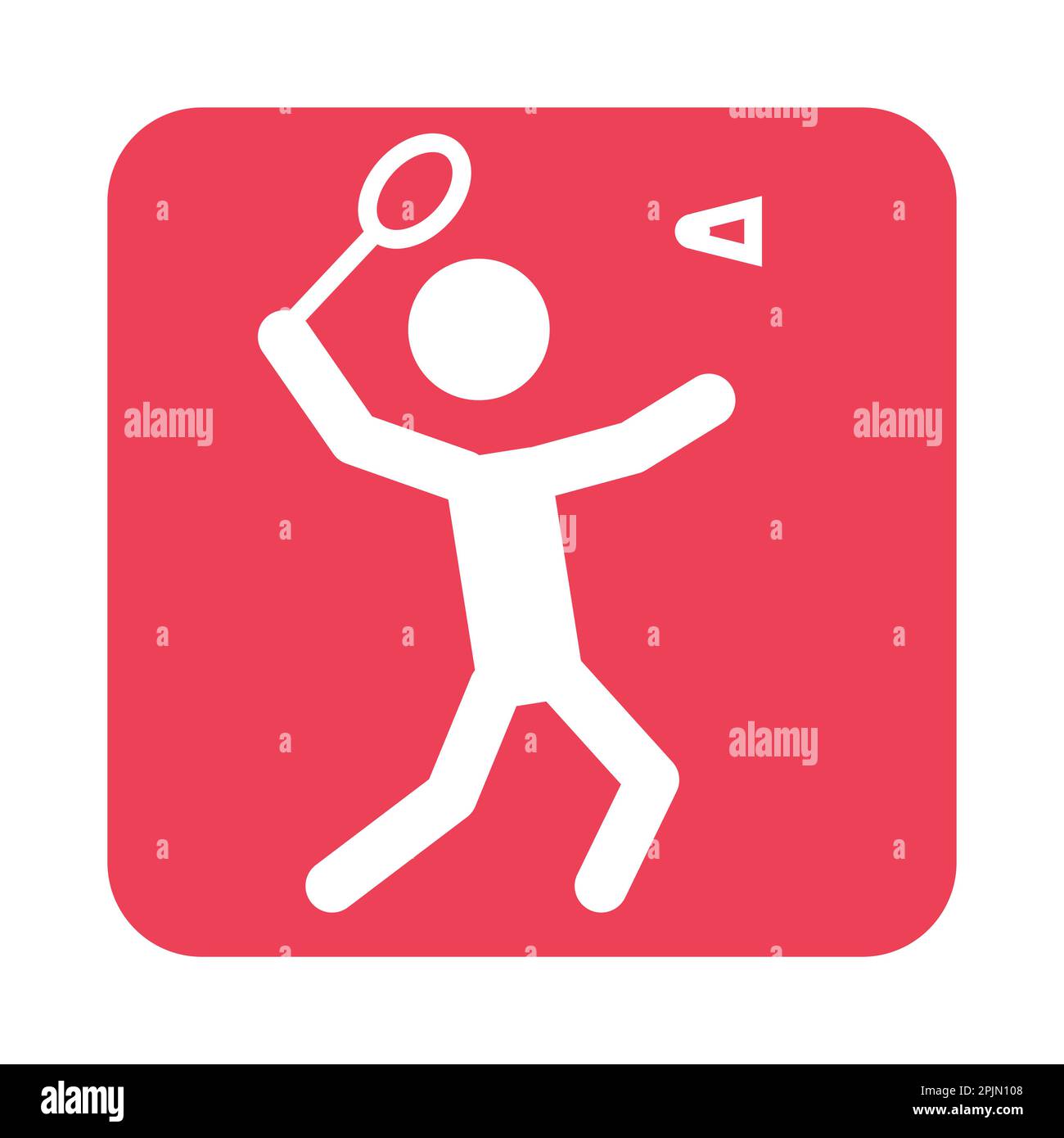 Badminton sport icon. Badminton silhouette symbol on isolated ... Badminton sport icon. Badminton silhouette symbol on isolated ...