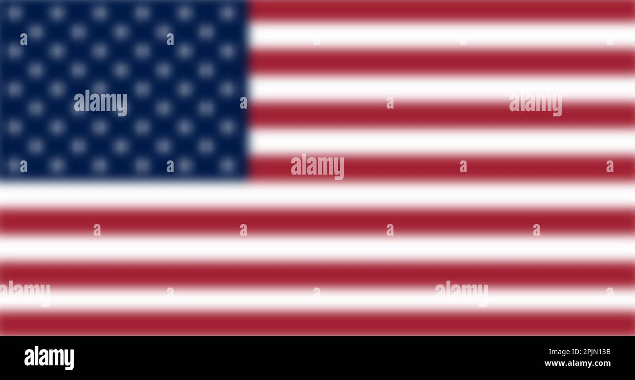 Blurred us, american flag. Blur effect on united states flag. Vector ...