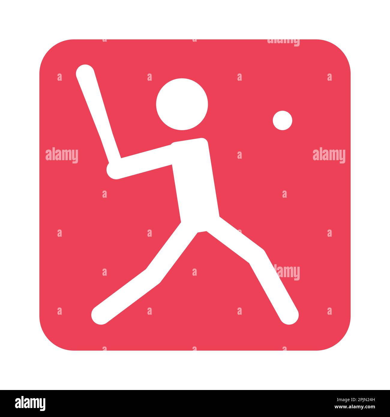 Baseball sport icon. Baseball player silhouette symbol on isolated ...