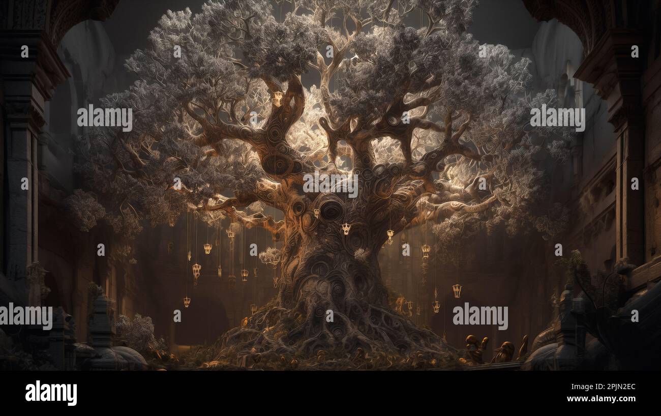 Esoteric tree of life hi-res stock photography and images - Alamy