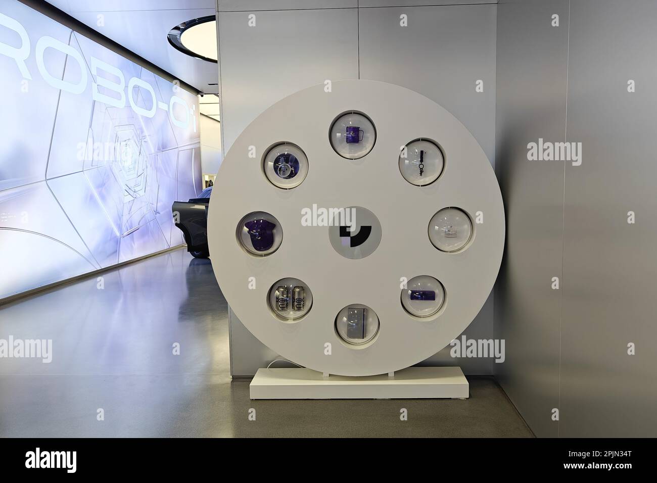 SHANGHAI, CHINA - APRIL 3, 2023 - A model of ROBO-01 is displayed at ...