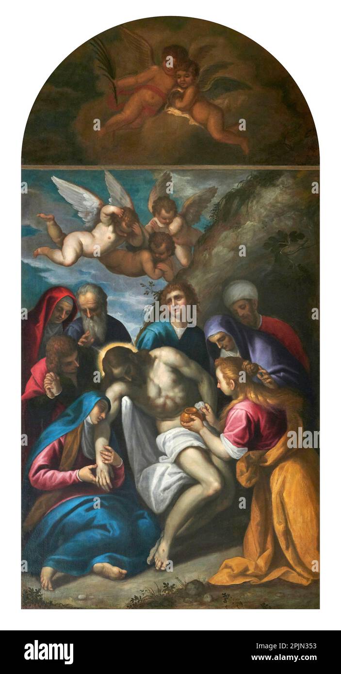 Compianto su Cristo morto - olio su tela - Prospero Rabaglio - 1614 ...