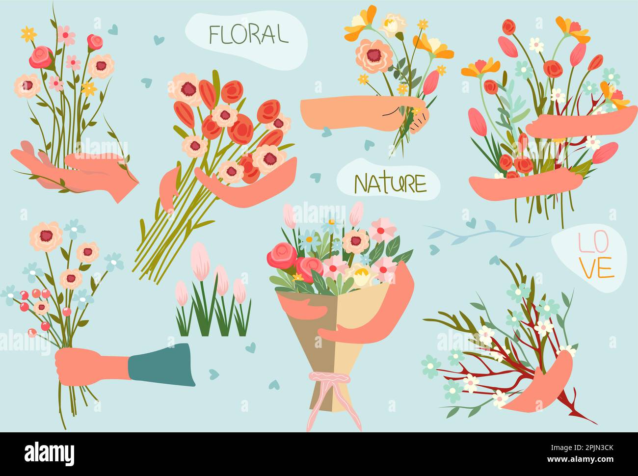 Vibrant red rose blue Stock Vector Images - Alamy