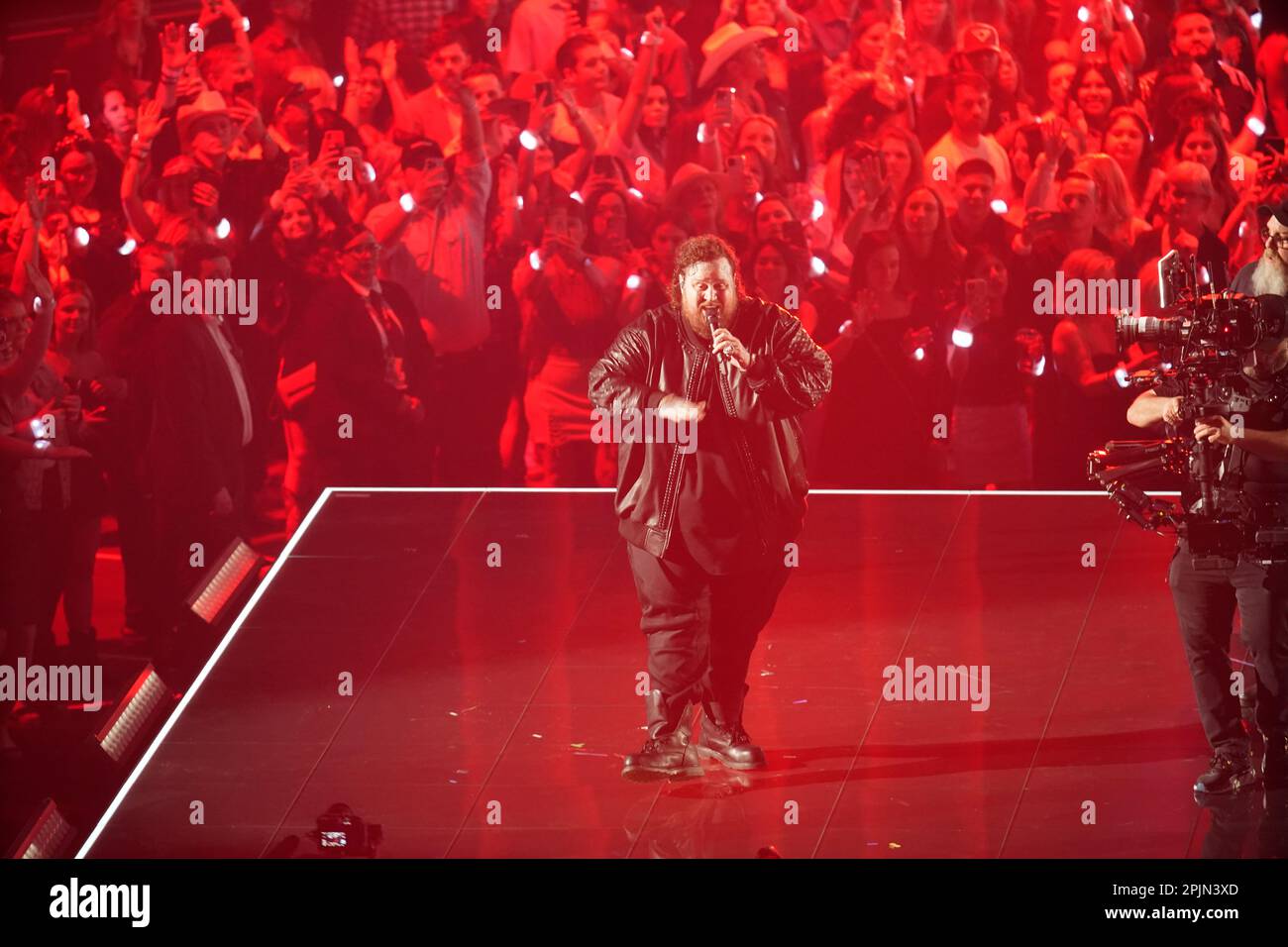 Award winner JELLY ROLL, aka JASON DEFORD performs onstage at the 2023 ...