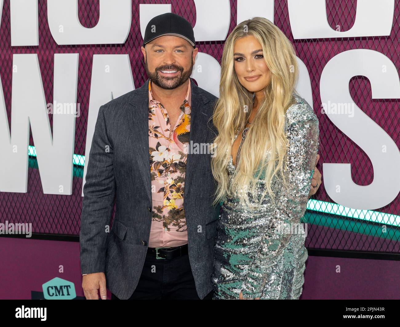 Austin, USA. 02nd Apr, 2023. Cody Alan and Carissa Culiner walk the red ...