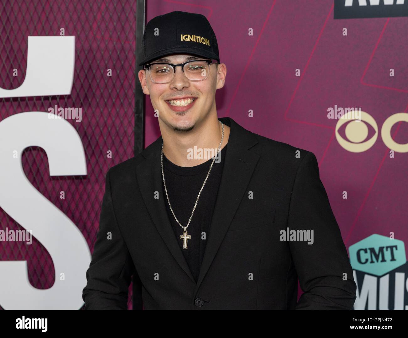 Austin, USA. 02nd Apr, 2023. Chase Matthew walks the red carpet at the ...