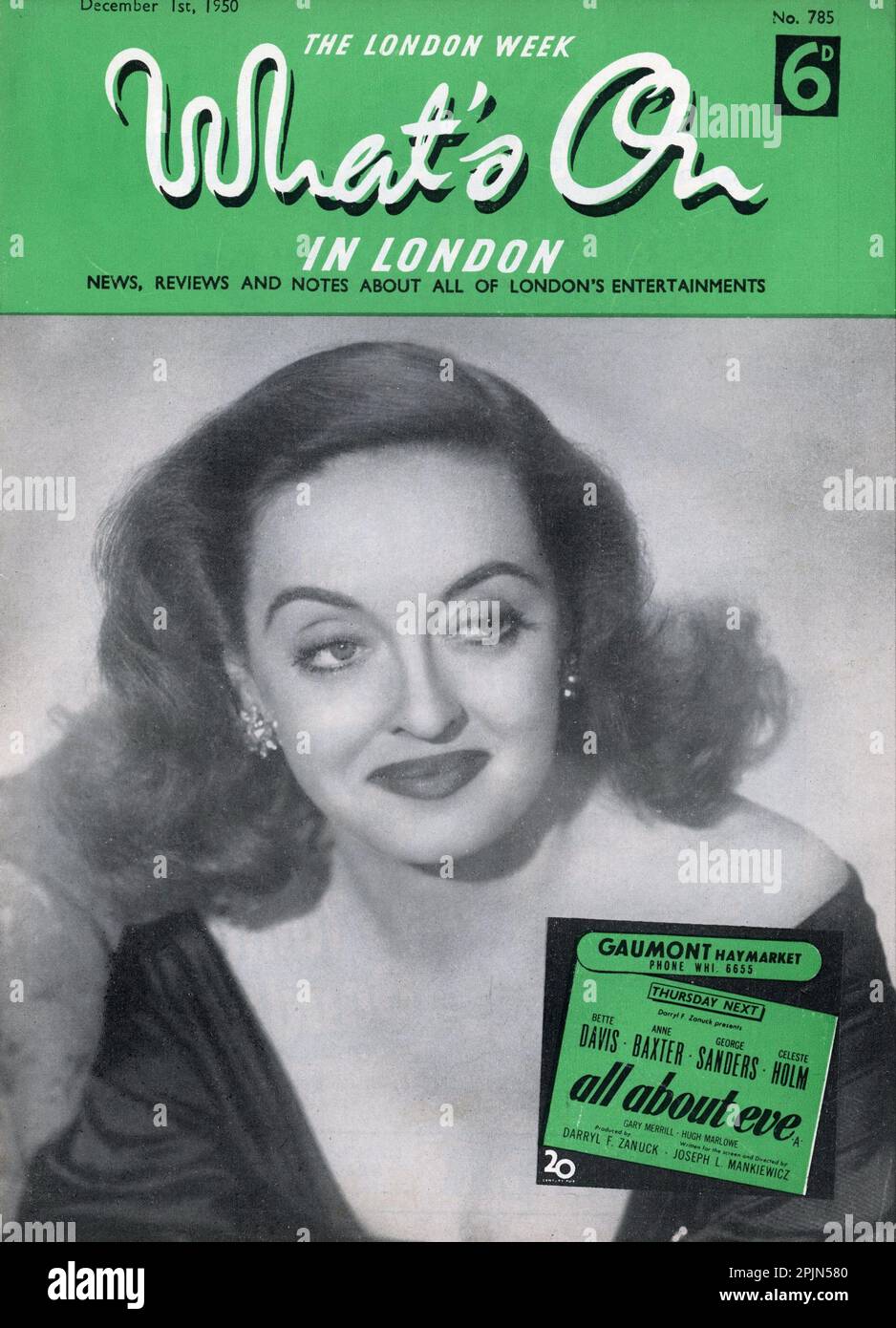 BETTE DAVIS as Margo Channing in ALL ABOUT EVE 1950 director ...