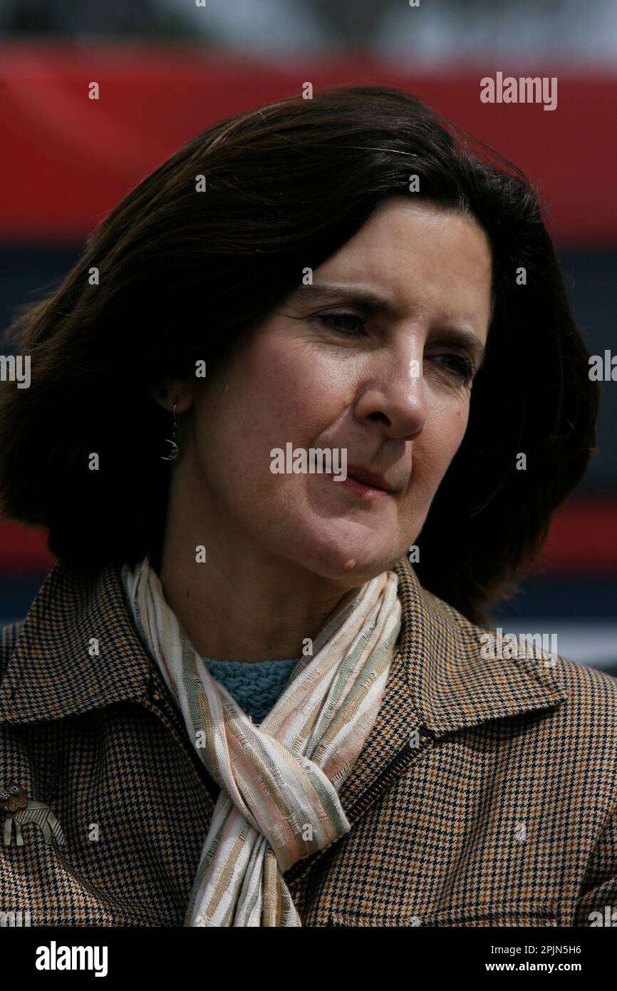 Suzanne Gautier,a PUC spokeswoman, at the Sunset Circle parking lot on ...