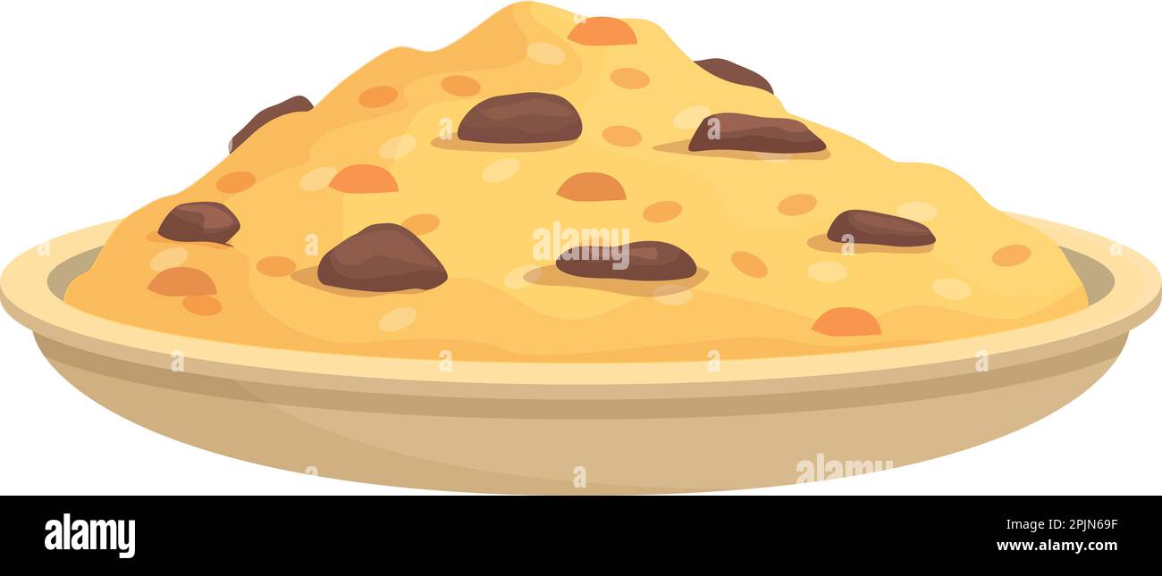 Pilau traditional uzbek dish Stock Vector Images - Alamy