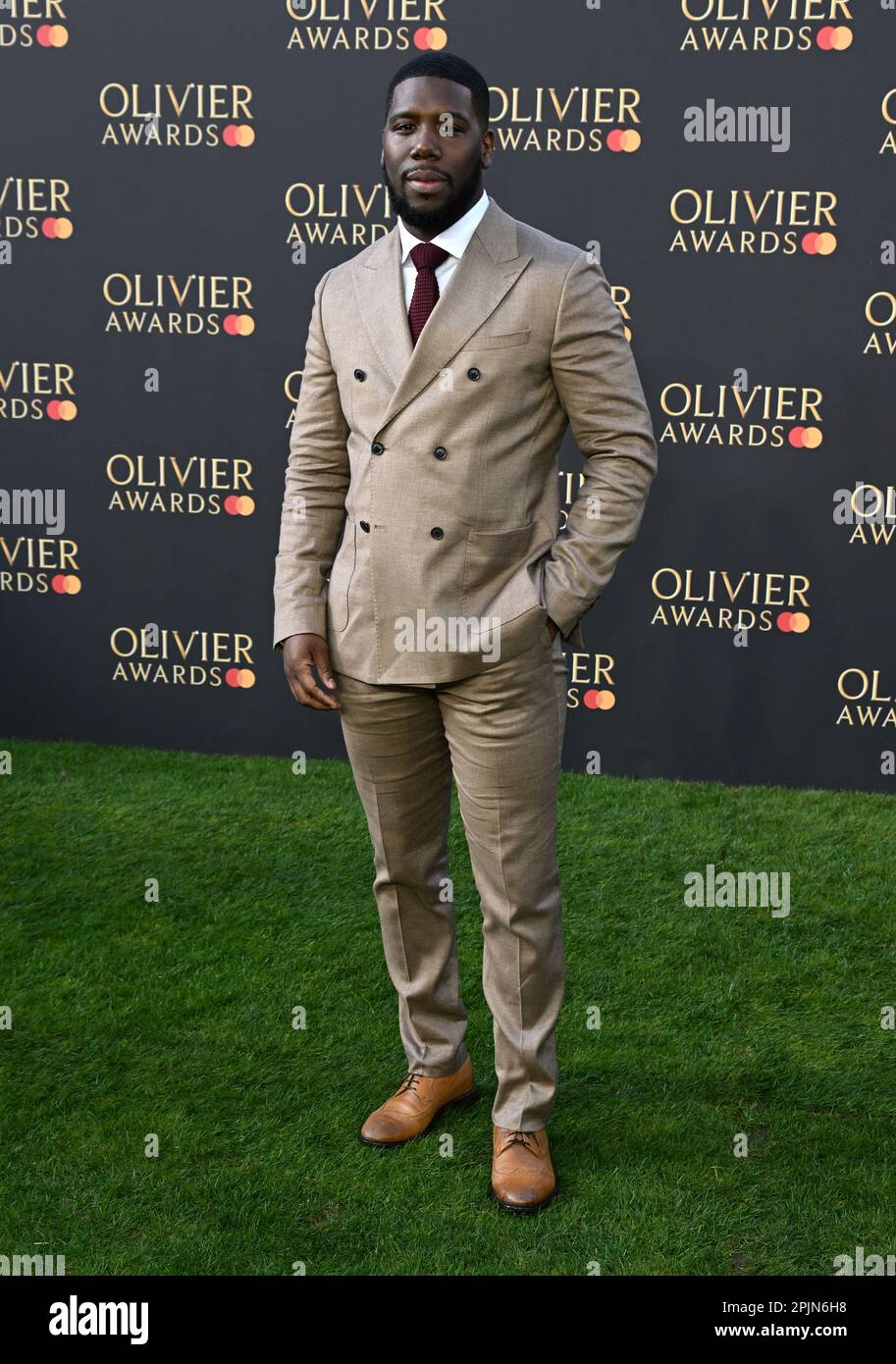 London, UK. April 2nd, 2023. Dwane Walcott arriving at the Olivier ...