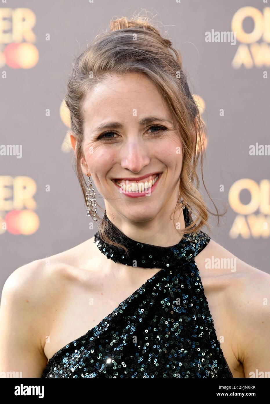 London, UK. April 2nd, 2023. Andrea Grody arriving at the Olivier ...