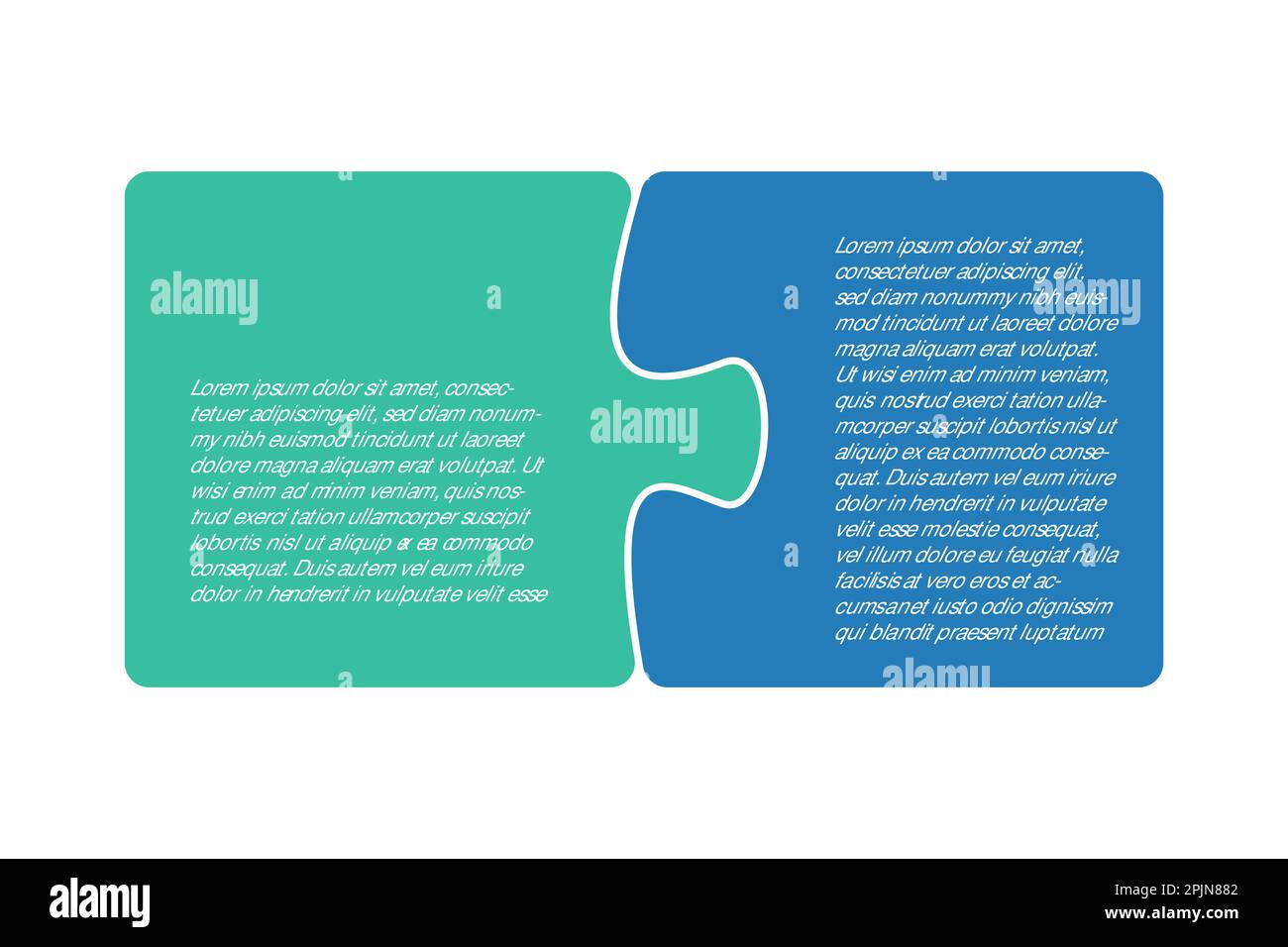Infographics step blocks as puzzle jigsaw pieces. Infographics ...