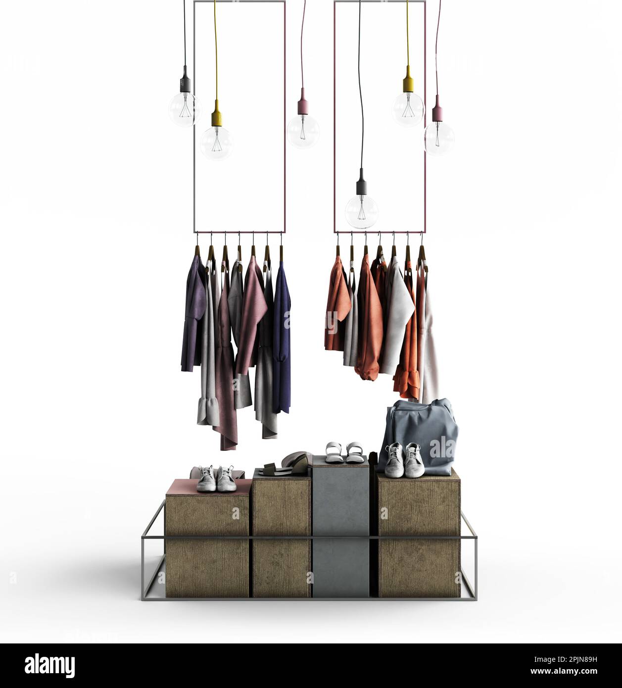 Two racks Cut Out Stock Images & Pictures - Alamy