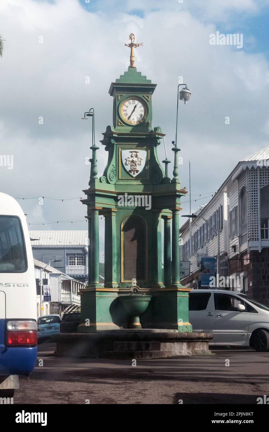 Victorian-style Berkeley Memorial clocktower. Shopping center ...
