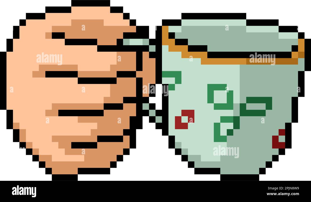 Pixel art drink cup Stock Vector Images - Alamy