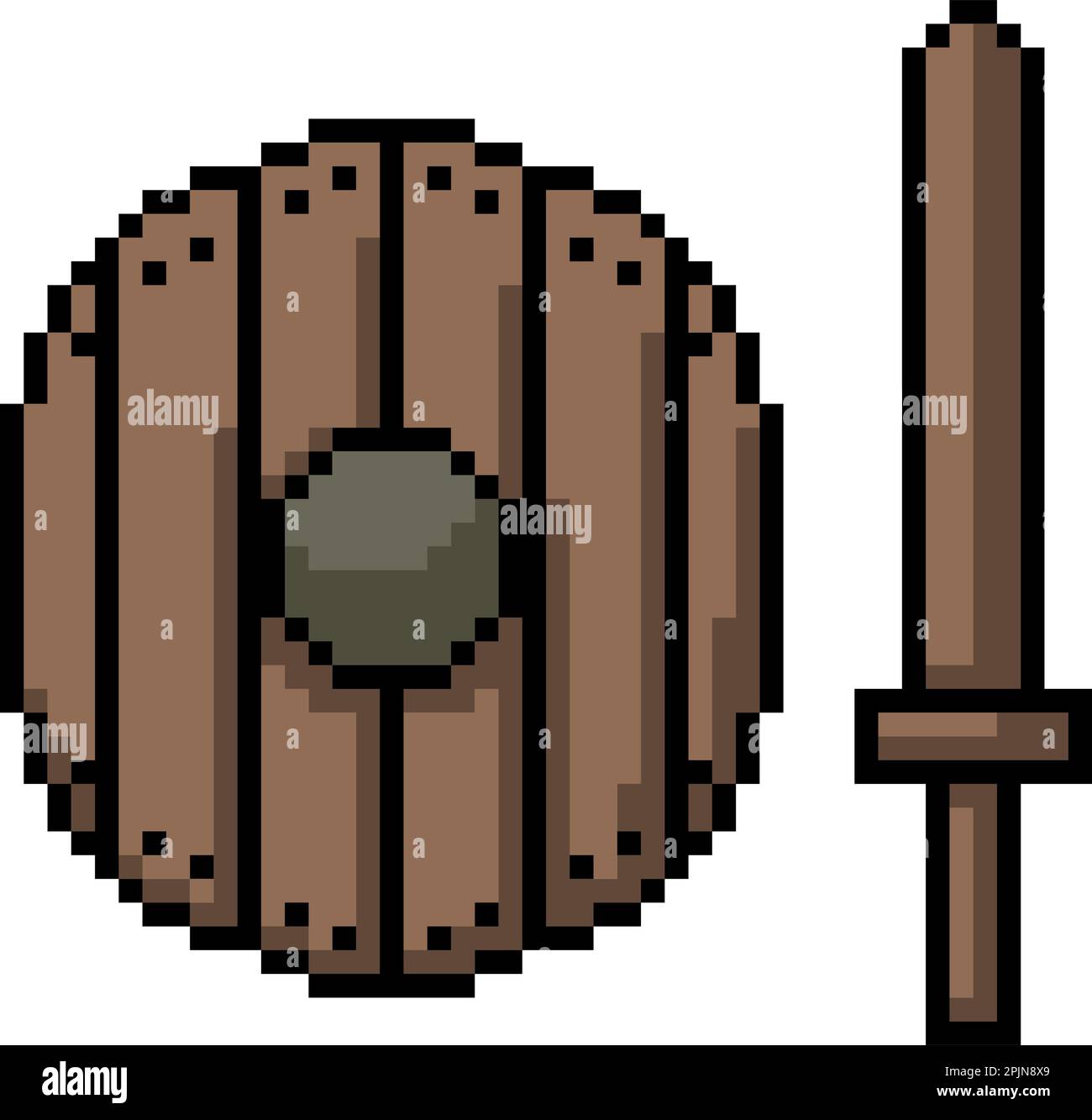 Pixel sword hi-res stock photography and images - Alamy