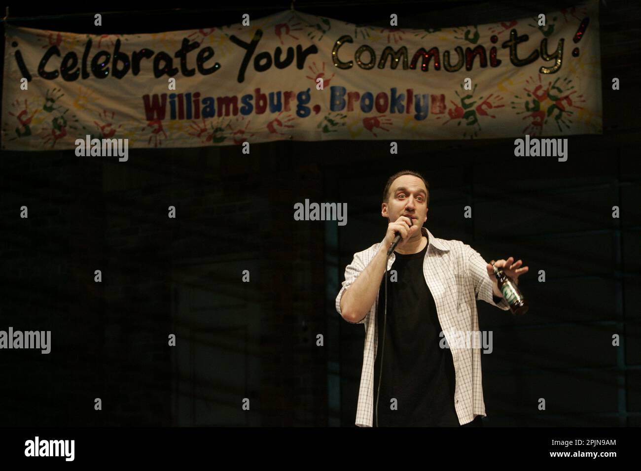Danny Hoch as "Robert" in the dress rehearsal for "Taking Over" his ...
