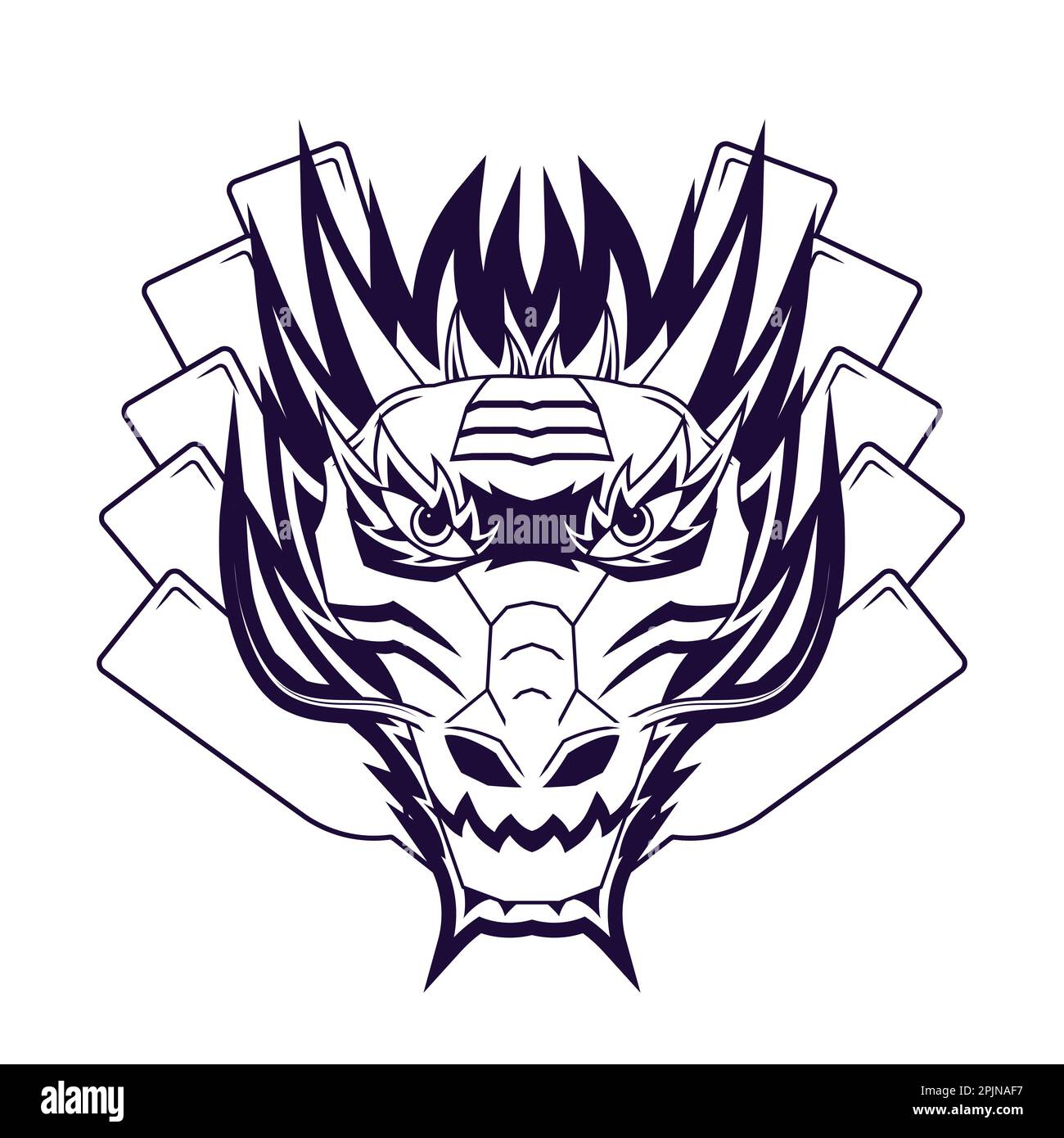 Applicable for dragon boat festival, racing as mascot, logo. Chinese ...