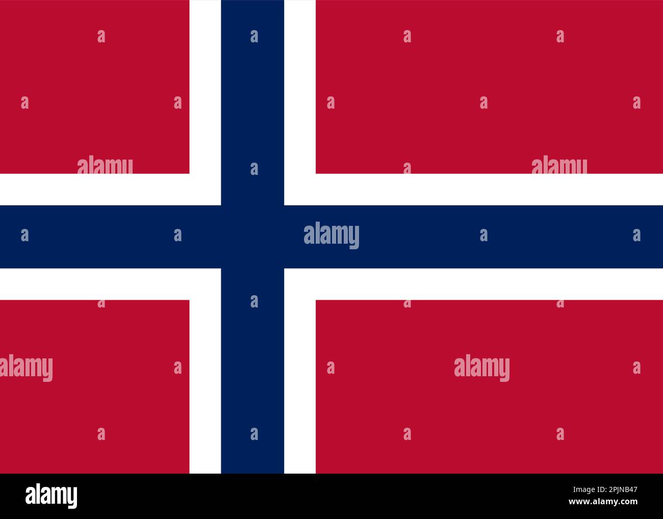 Norway national flag, norwegian national official flag. Vector ...