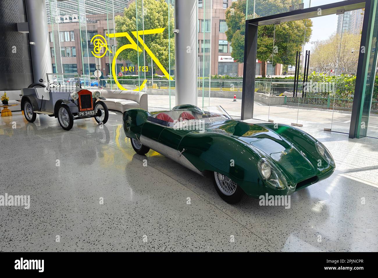 SHANGHAI, CHINA - APRIL 3, 2023 - The Lotus Cars ELETRE model is ...