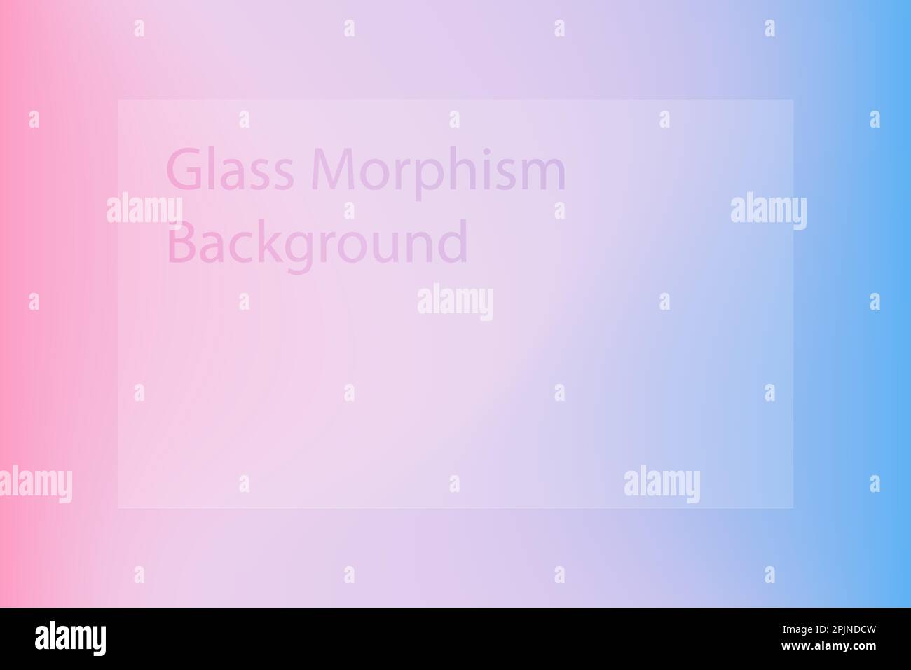 Transparent frame in glass morphism or glassmorphism style on blurred ...