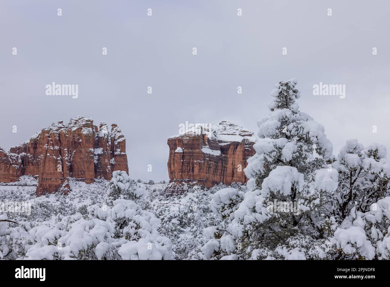 Sedona Arizona Winter Scenic Landscape Stock Photo - Alamy