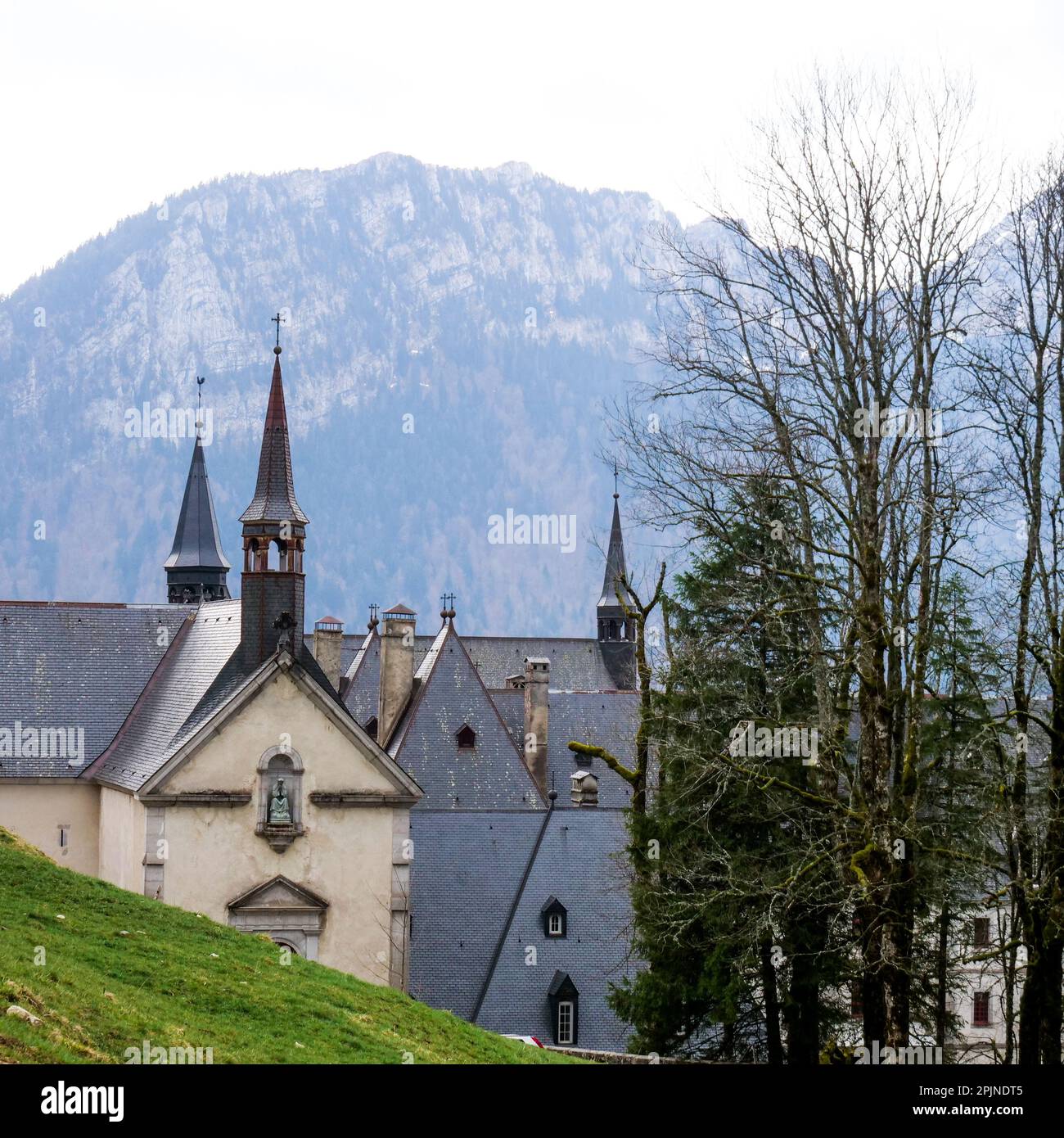 Grande Chartreuse monastery, Saint-Pierre de Chartreuse, Isere, France ...