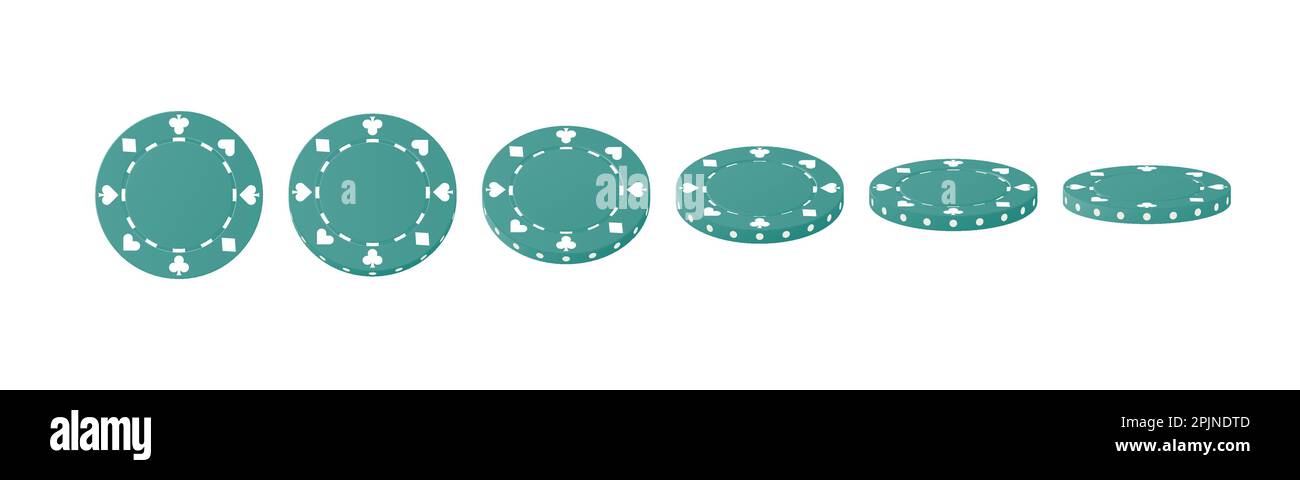 Poker chip green Stock Vector Images - Alamy