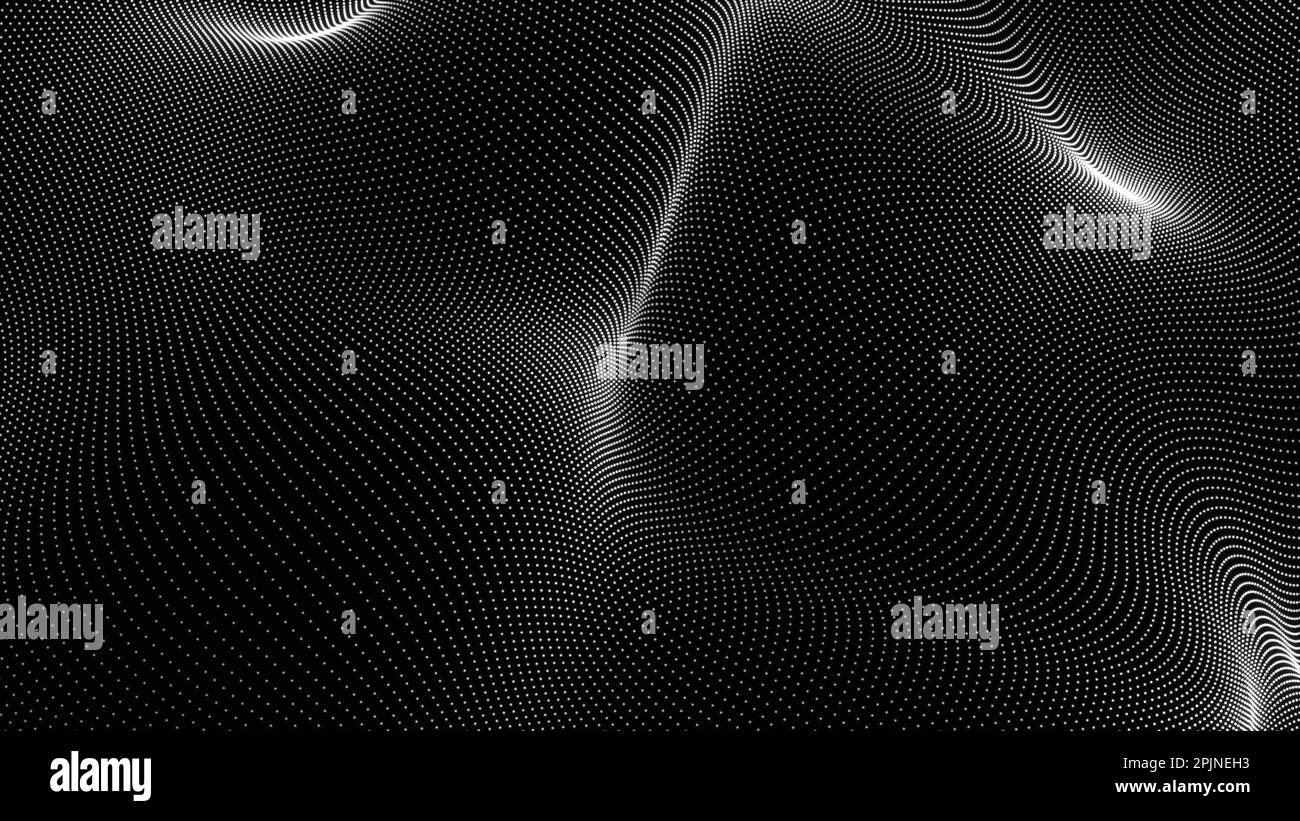 Vector Illustration Halftone Texture With Dots Geometric Abstract Background With Connected