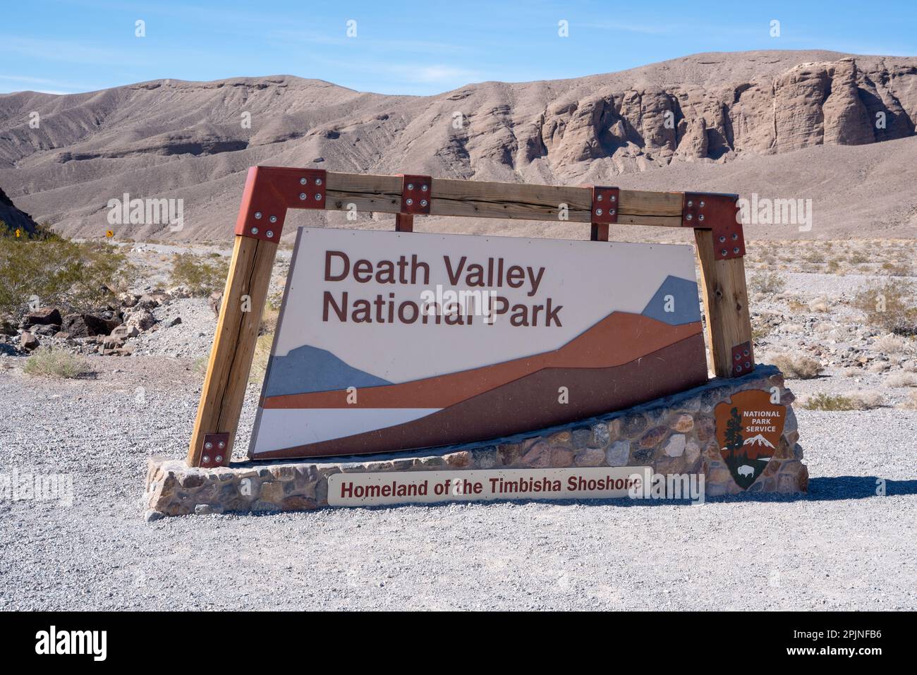 Death Valley National Park Sign Stock Photo - Alamy