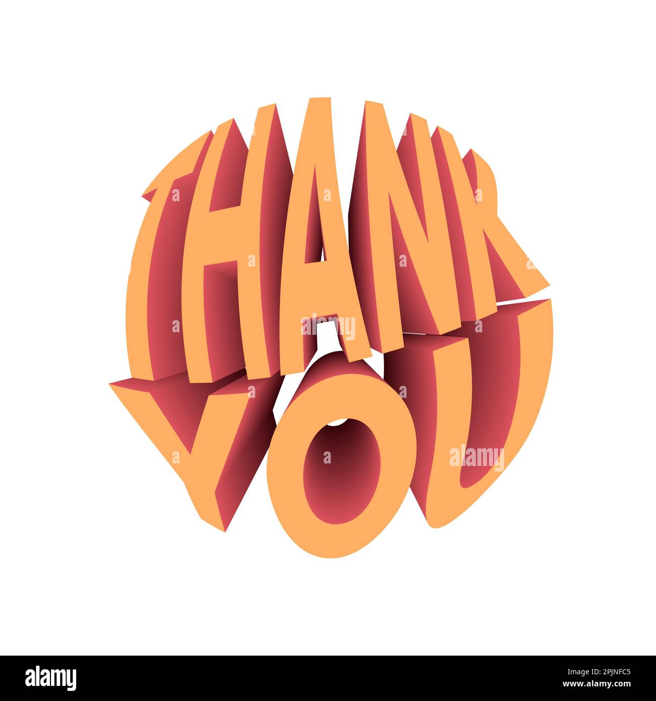 Thank you text effect Stock Vector Images - Alamy