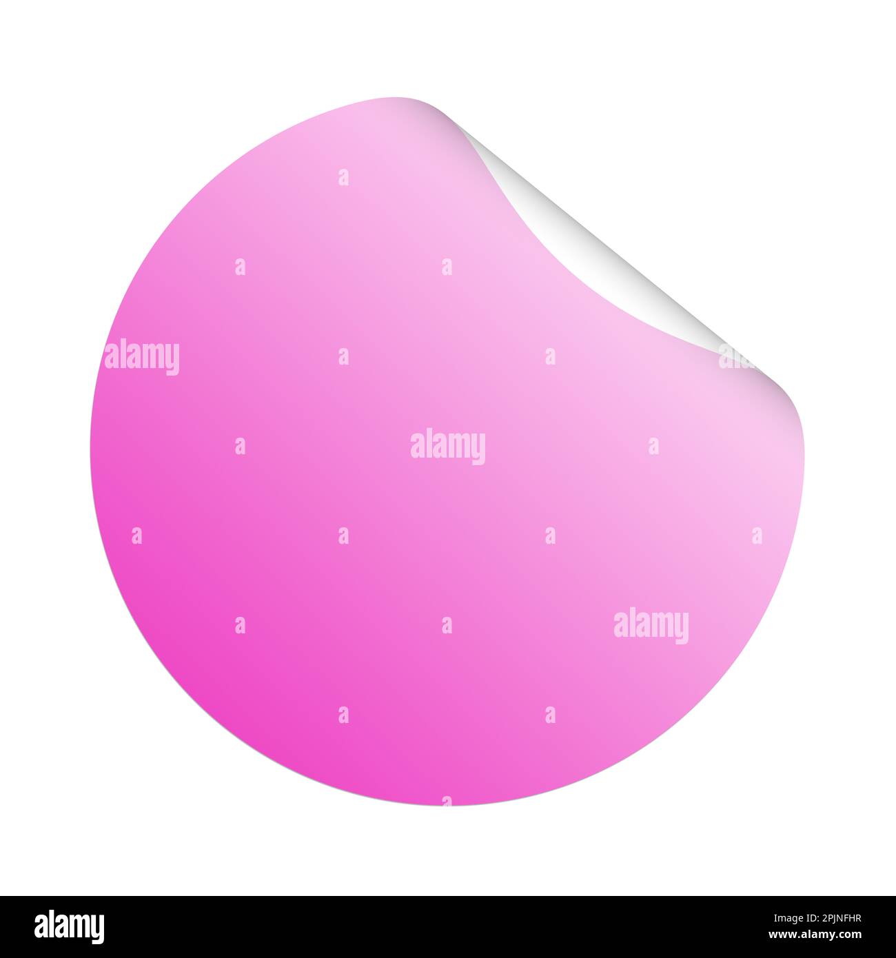 Violet round sticker, 2d illustration Stock Photo - Alamy