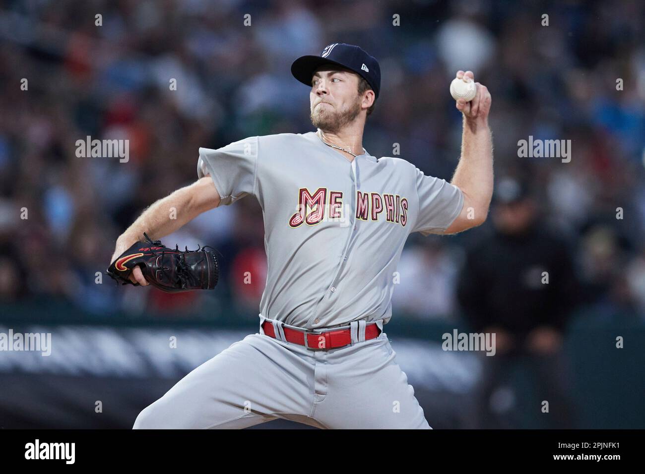 Memphis Redbirds starting pitcher Matthew Liberatore (15) in action ...