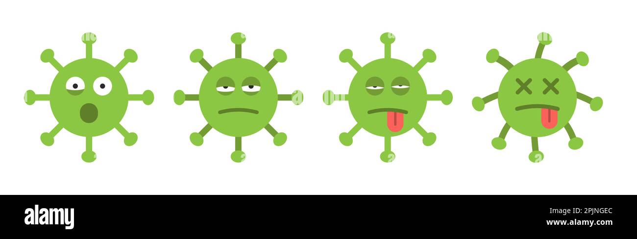 Scared bacteria cartoon Stock Vector Images - Alamy