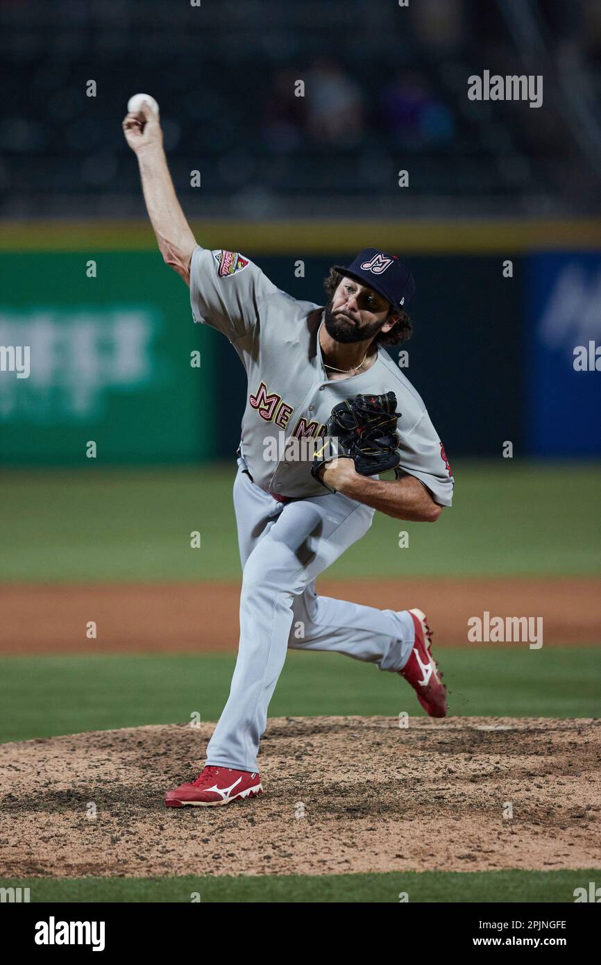Memphis Redbirds relief pitcher Kodi Whitley (35) in action against the ...
