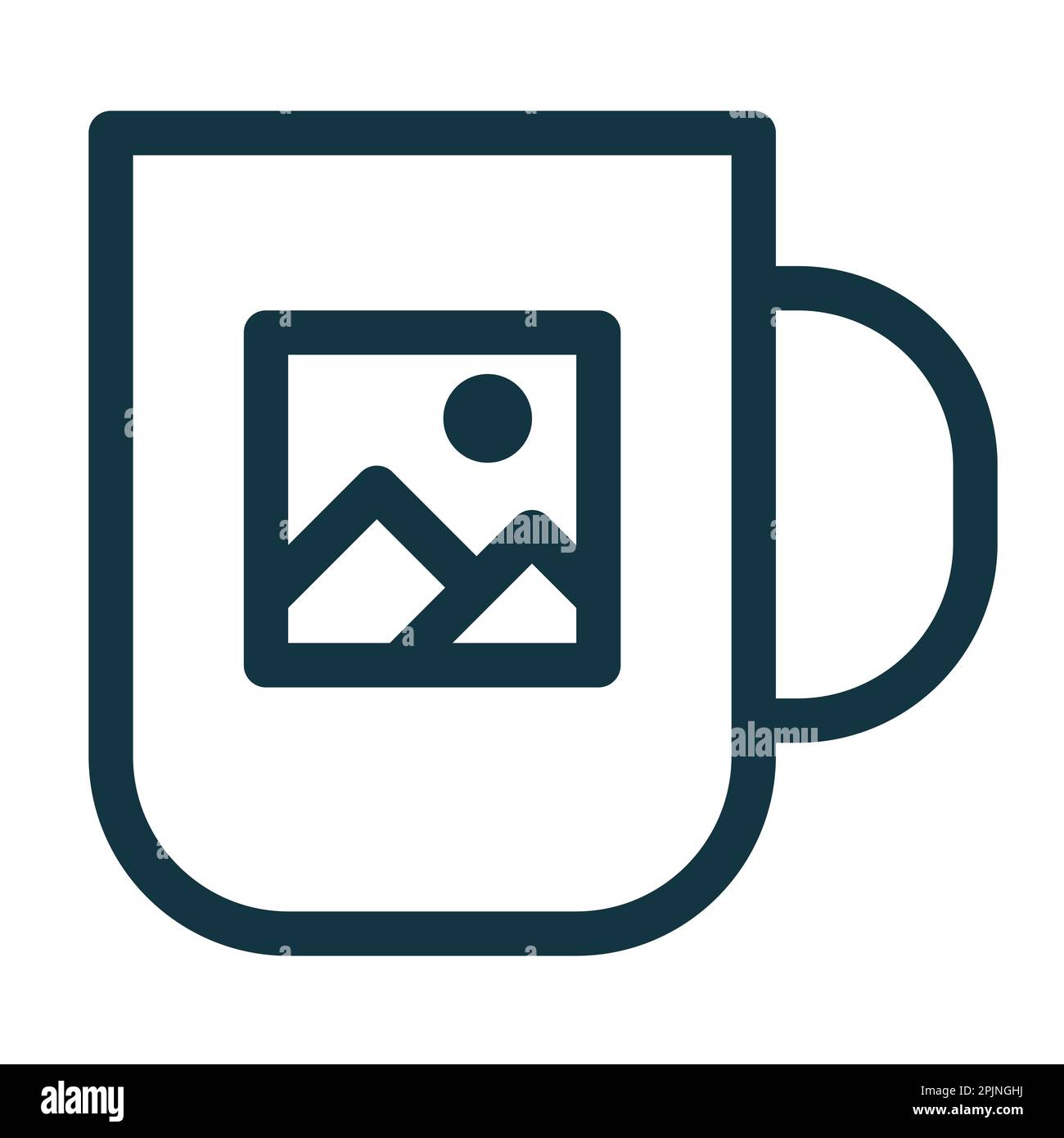 Mug print graphic Stock Vector Images - Alamy