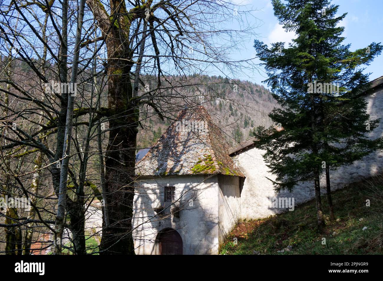 Grande Chartreuse monastery, Saint-Pierre de Chartreuse, Isere, France ...